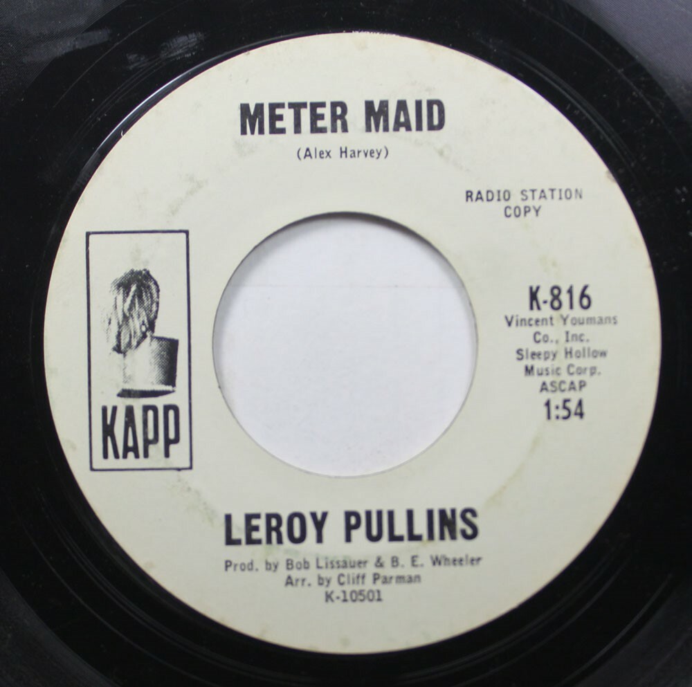 Country Promo 45 Leroy Pullins - The Wall Around Your Heart / Meter ...
