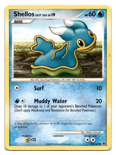 Shellos East Sea #73/100 Majestic Dawn Pokemon tcg | eBay