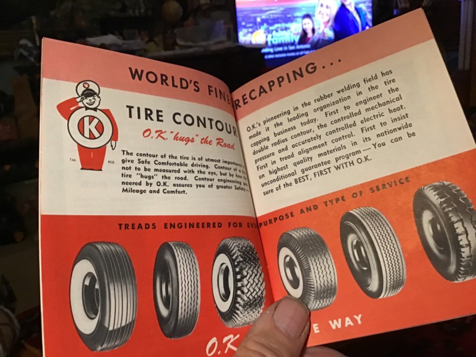 Vintage OK tires booklet brochure | eBay