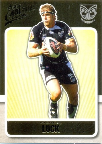 2009 Select NRL Classic Common Card 177 Michael Luck - Warriors | eBay