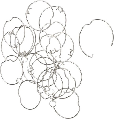 50Pcs Lamp Retaining Spring Clip Ring with 50mm MR16 GU10 Spot Light ...