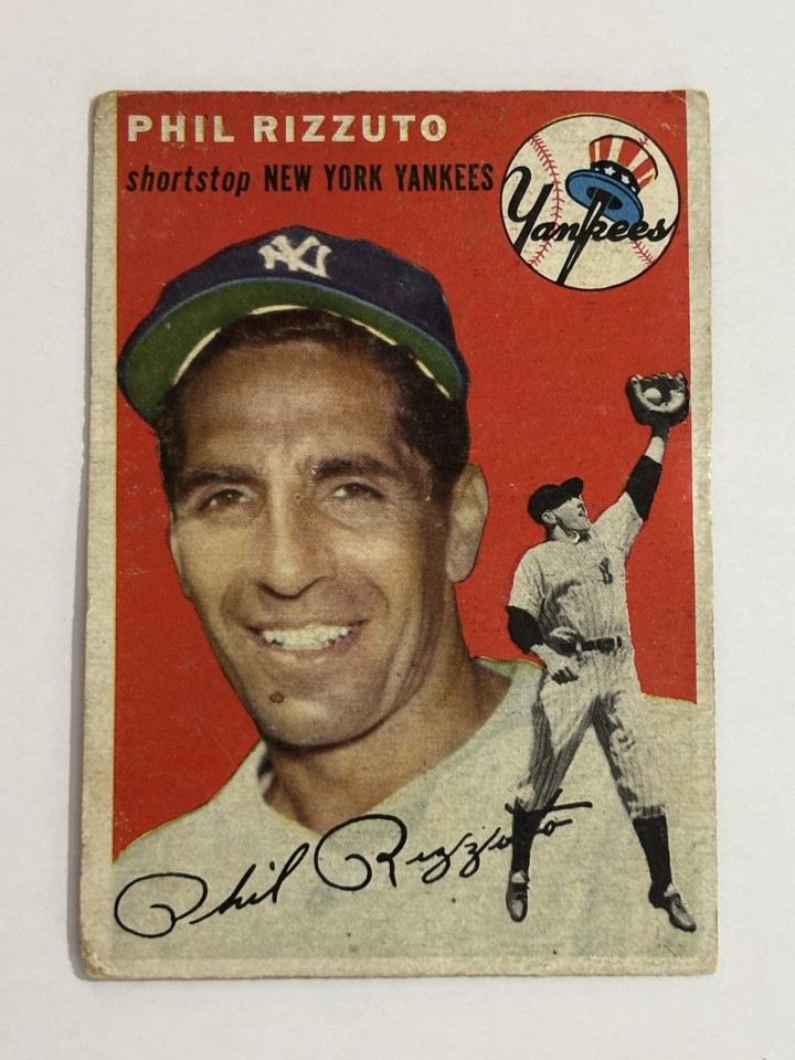 1954 Topps #17 PHIL RIZZUTO New York Yankees HOF VG | eBay