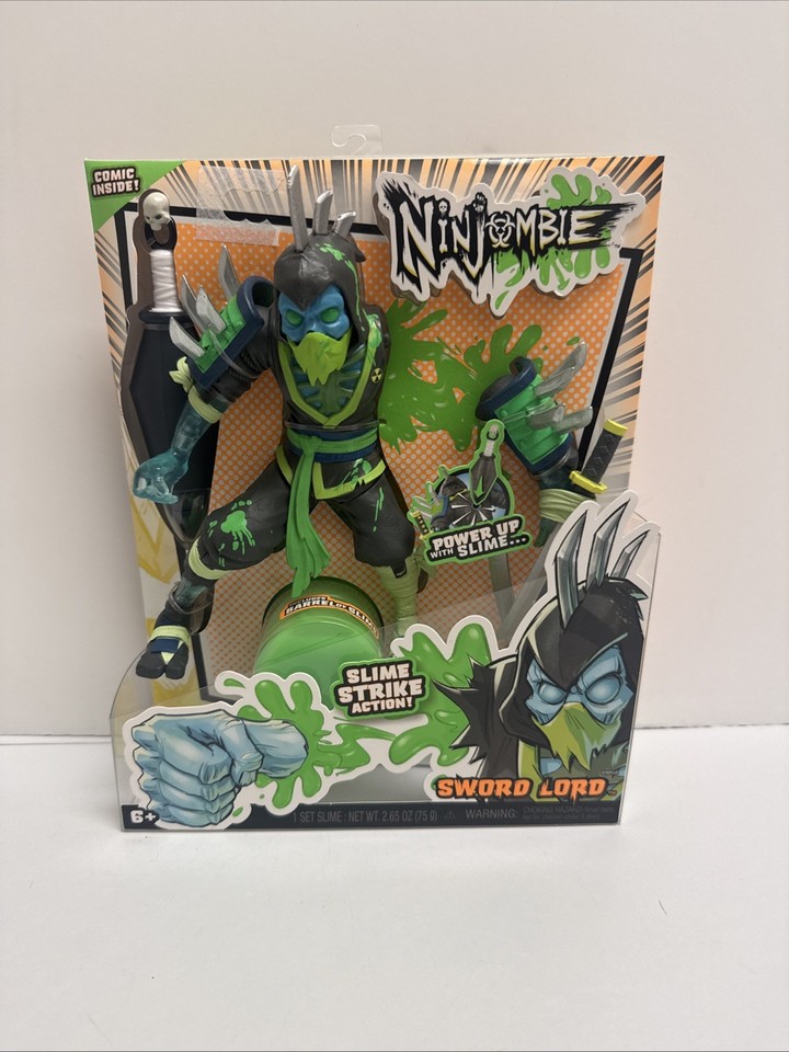 Ninjombie Action Figure - Sword Lord, Ninja Zombie with Slime | eBay