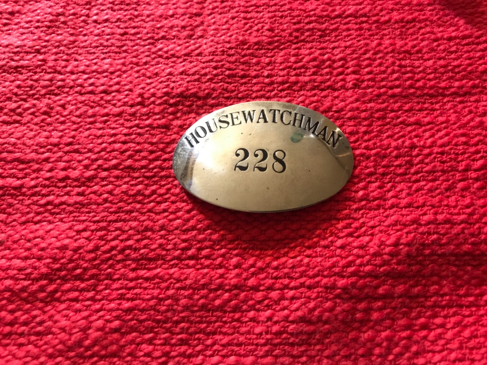 FDNY House Watchman Breast Badge 228 Circa 1950's | eBay