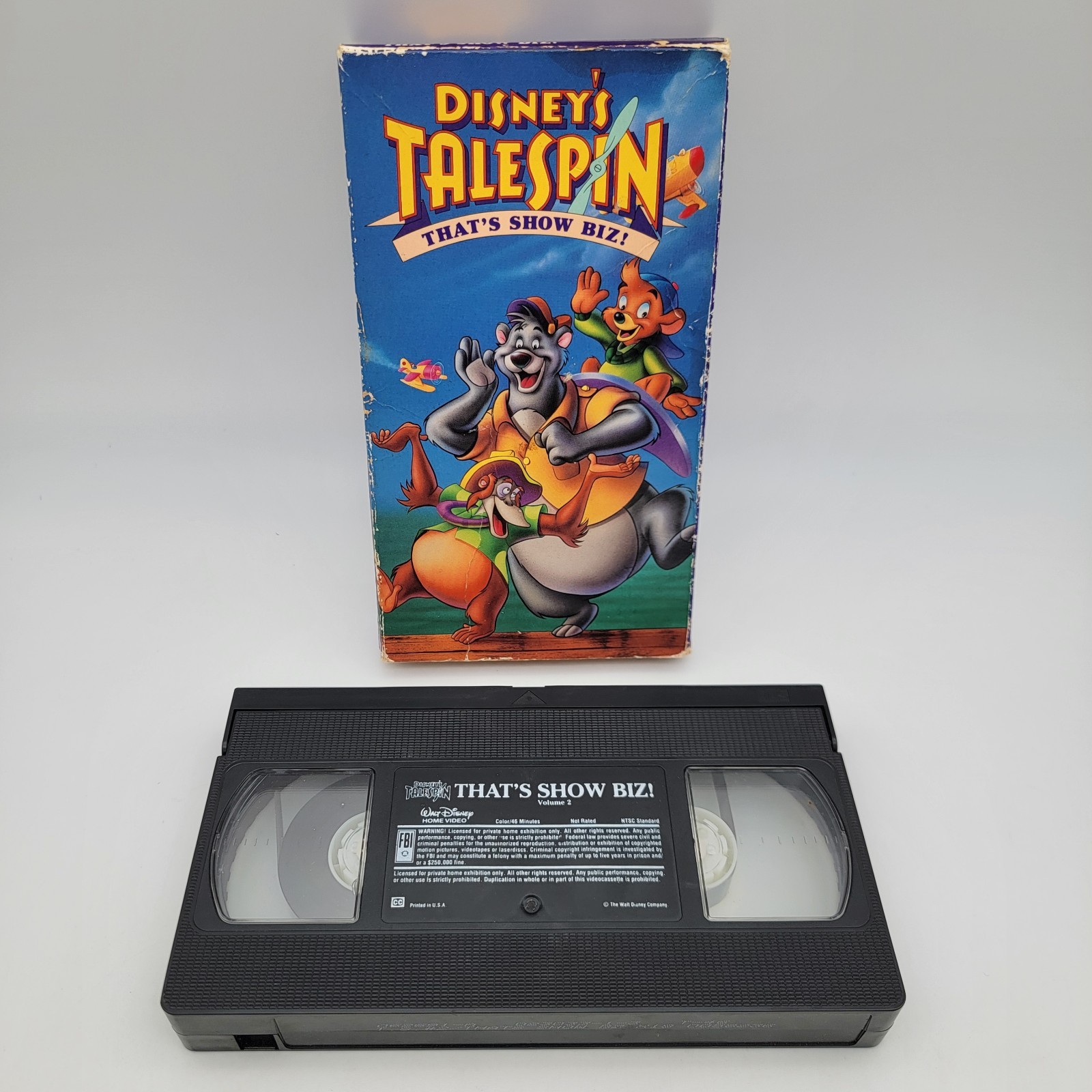 Disney's Talespin Volume 2 Thats Show Biz (VHS, 1991) Tested Plays ...