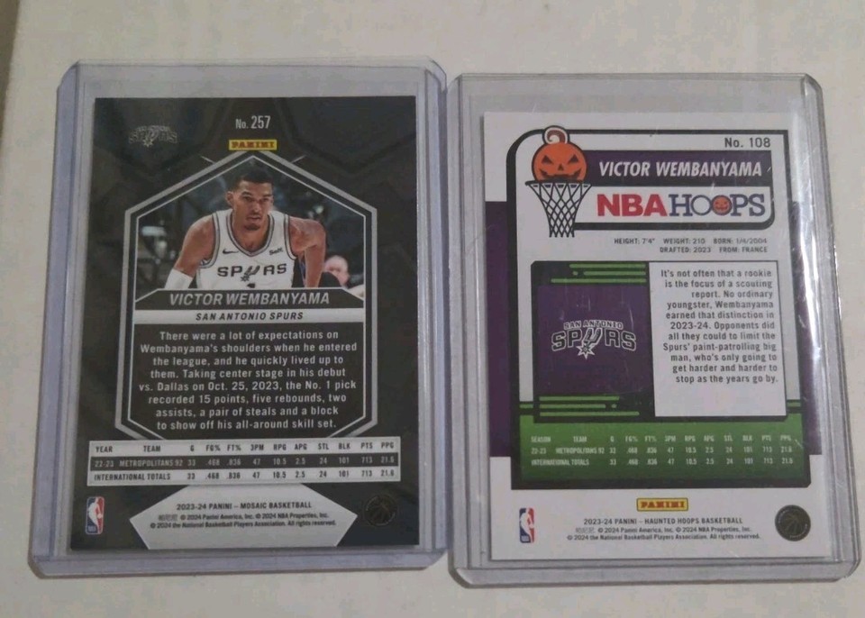 victor wembanyama Lot Of 7 Wemby Rookie Cards | eBay