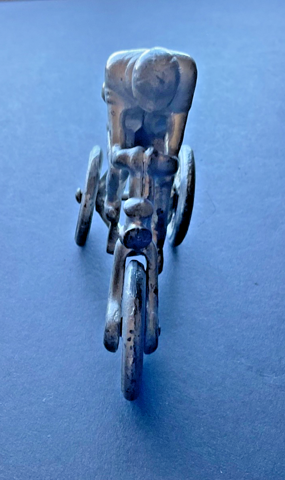 1910 Wm Shimer Antique Vtg Cast Iron Pedal Trike Bicycle Velocipede Non ...