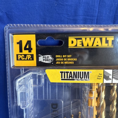 DEWALT DW1341 14-piece Titanium Speed Tip Drill Bit Set for sale online ...