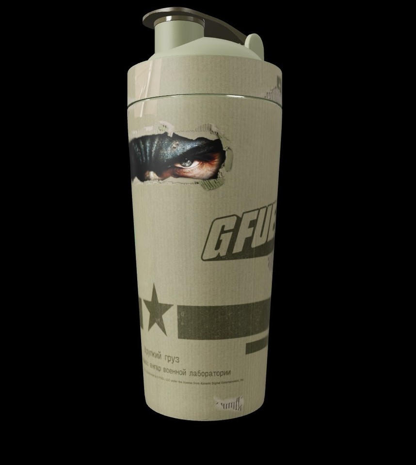 GFUEL Metal Gear Solid Snake Eater Collector's Box Metal Shaker + Tub G ...