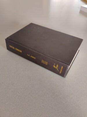 Fatal Error hardcover Book by J.A. Jance Large Print Edition | eBay