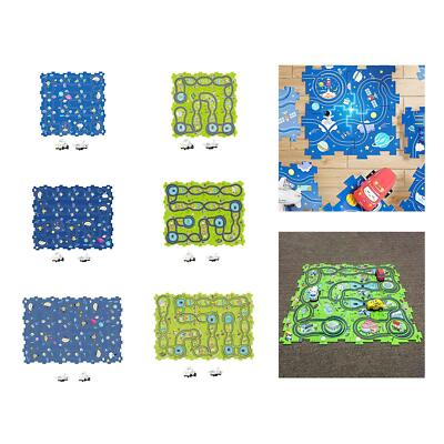 Puzzle Tracks Jigsaw Set Learning Toys Montessori Toy Jigsaw Track ...