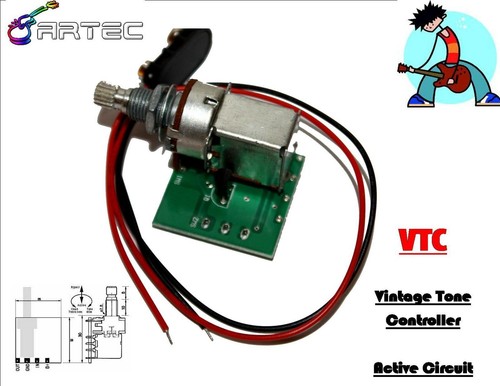 ARTEC VTC - ONBOARD - Vintage Tone Controller ACTIVE CIRCUIT | eBay