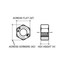Pack of 1000 Stainless A2 304 Left Hand Thread Nut M12 x 1.75p ...