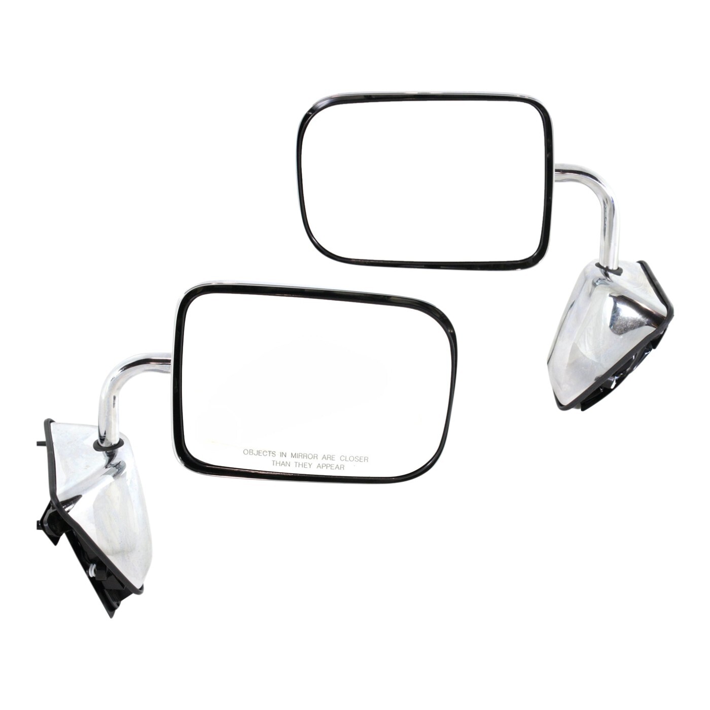Set Of 2 Mirror Power For 1988-1993 Dodge D250 Left And Right Chrome | eBay