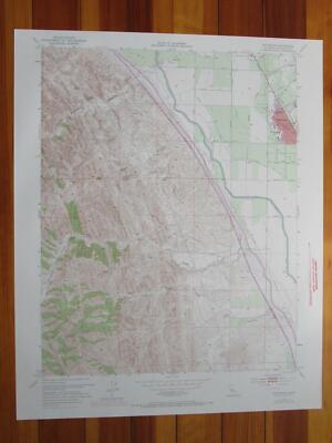 Patterson California 1972 Original Vintage USGS Topo Map | eBay