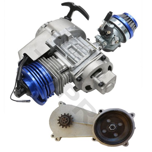 Big Bore 49cc 50cc Engine Motor 2 Stroke Transmission Mini Dirt Pocket ...