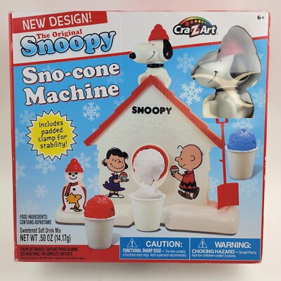 Snoopy Snow Cone Machine. New Sealed | eBay