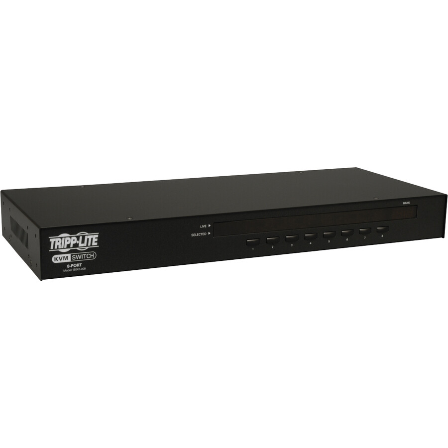 Tripp Lite 8-Port Rackmount USB / PS2 KVM Switch w/ On-Screen Display ...