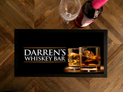 Personalised Whiskey bar runner mat - Pubs & Cocktail Bars | eBay
