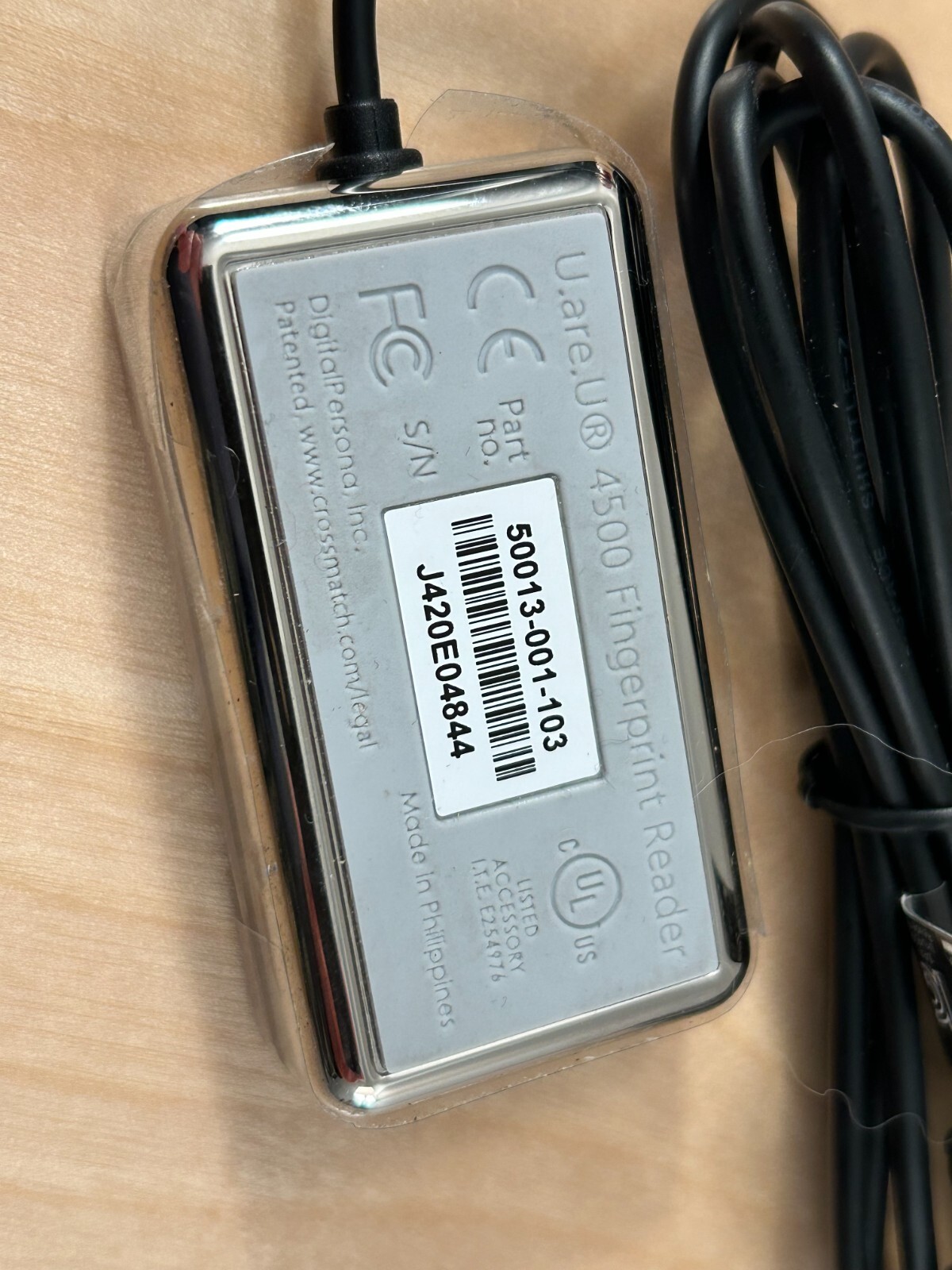 Digital Persona U.are.U 4500 USB Fingerprint Reader (50013-001-103) for ...