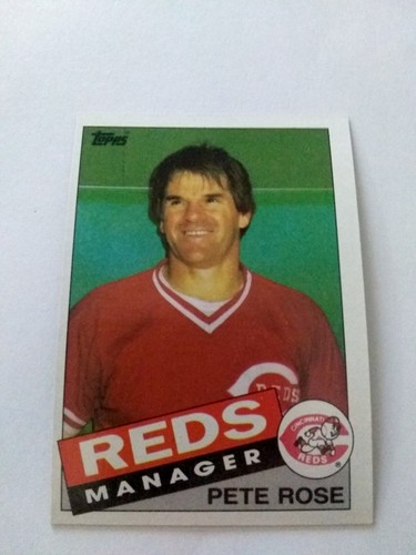 1985 Topps Baseball Pete Rose #547 Set Break NM-MT | eBay