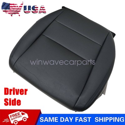 Driver Bottom Replacement Perforated Leather Seat Cover Black For 05-08 ...
