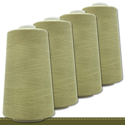 Fil à Coudre Surjet 4 x 100 G 5000 Y (4572 M) Force 50/2 (140) Vert ...