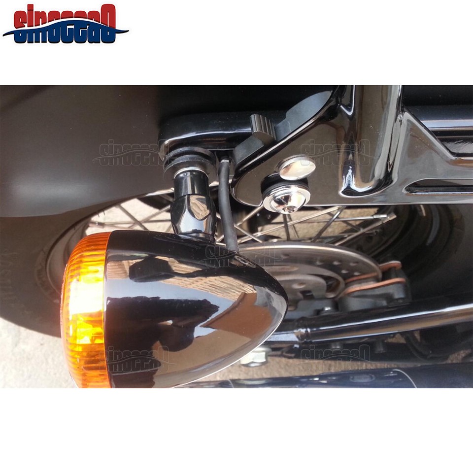 Rear Turn Signal Relocation Kit For Harley Softail Standard Fat Boy ...