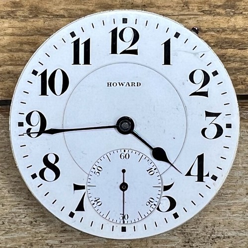 16s Howard Pocket Watch Movement - Series 5 - 19 Jewels, Adjusted 5 ...
