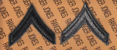 US Army Vietnam PV2 Private E-2 duty uniform original patch rank set c ...