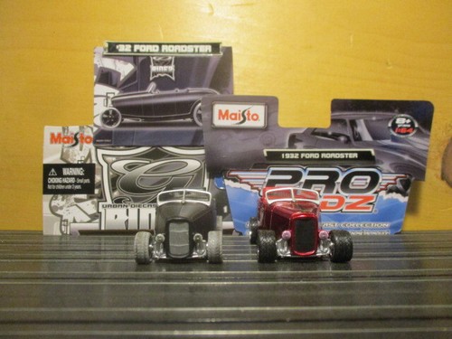 HO 1:64 Metal Body Slot Car CustomMetal Body 2 Slotcars Maisto 32 Ford ...