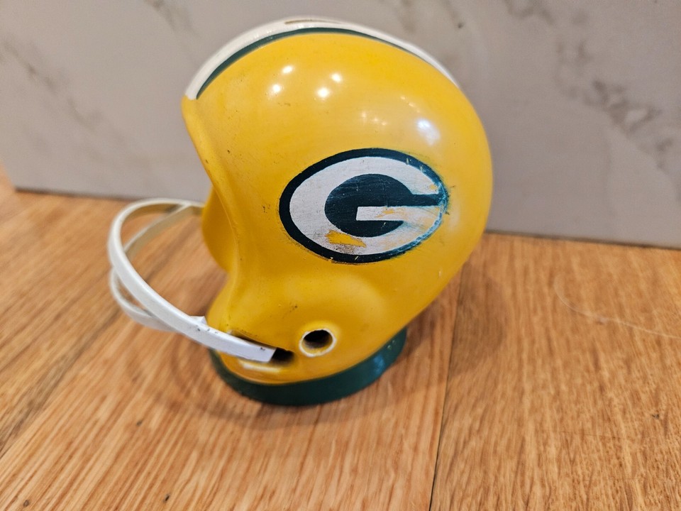 Vintage 1960s Green Bay Packers Vintage Ceramic Helmet Coin Bank NFL ...
