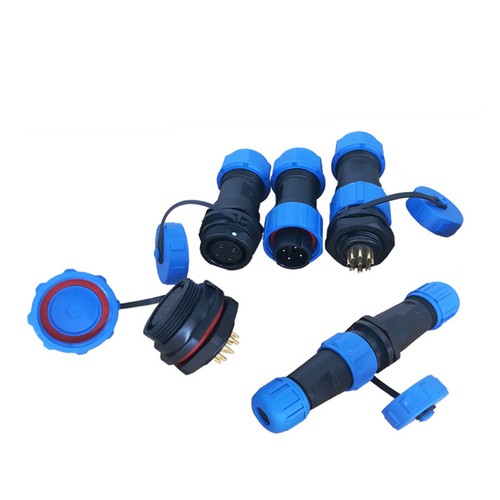 M13 17 21 28 IP68 Waterproof Plug Socket Connector Aviation 2 3 4 5 6 ...