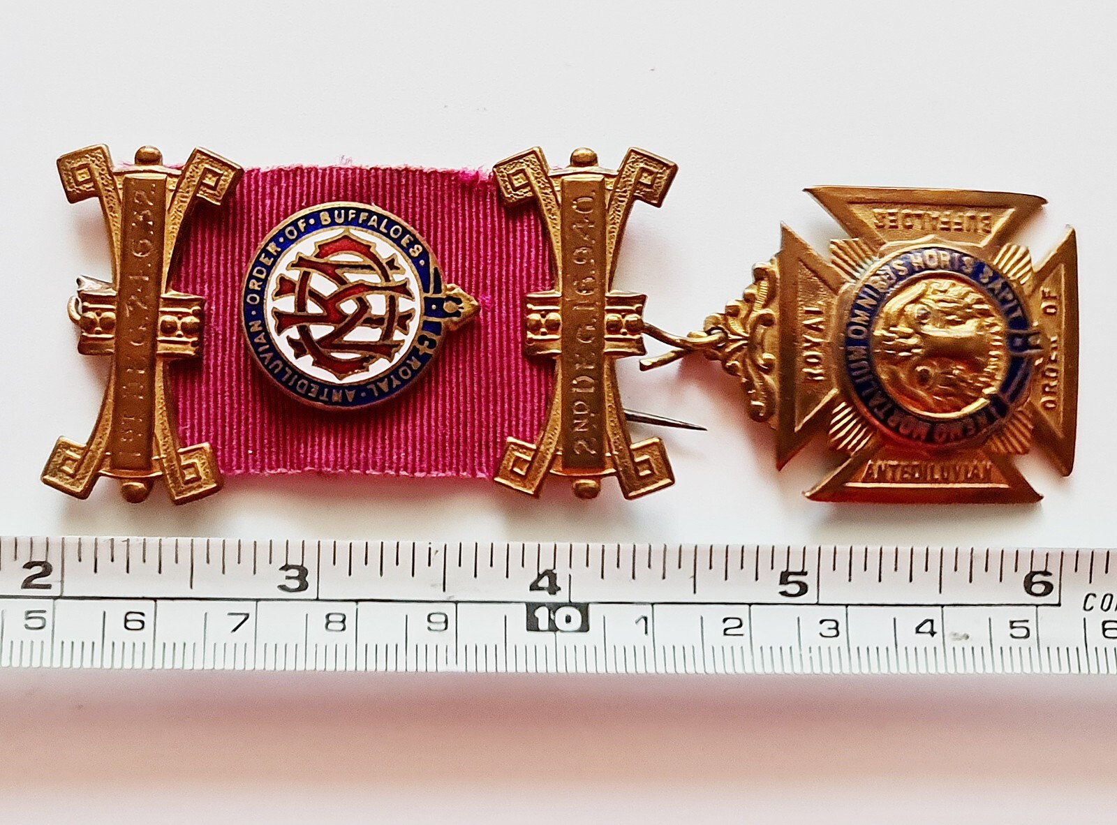 Authentic WW2 Masonic RAOB Royal Antediluvian Order of Buffaloes Lodge ...