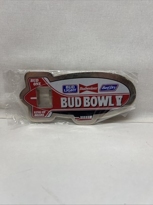 Bud Light Budweiser Bud Dry Bud Bowl V Bottle Beer Opener | eBay
