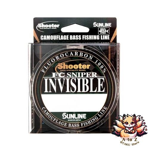 NEW SUNLINE Fluorocarbon Line Shooter Sniper Invisible 75m 7lb Natural ...