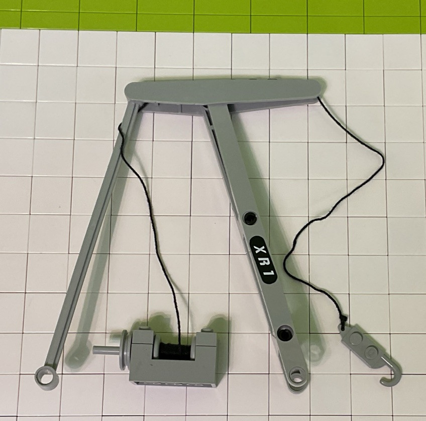 LEGO String Reel Winch Pulley System Light Gray Technic Train Cargo ...