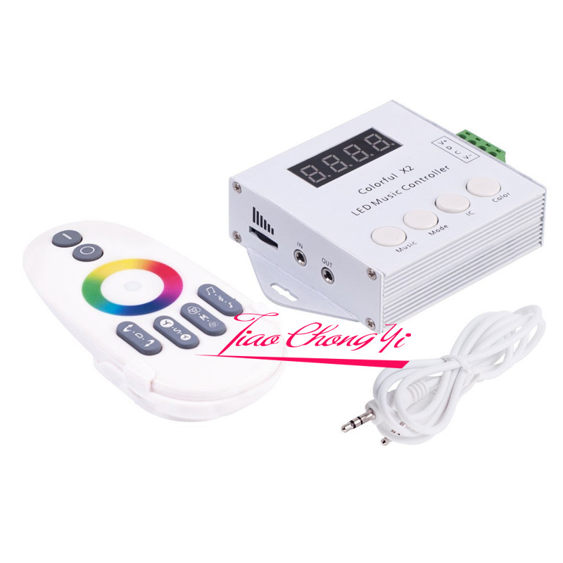 WS2812B WS2811 IC Digital Addressable LED strip Music Controller 1000 ...