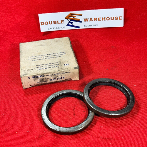NOS B5AZ-1190-A Front Wheel Grease Retainer Seal for Ford SET OF TWO (2 ...