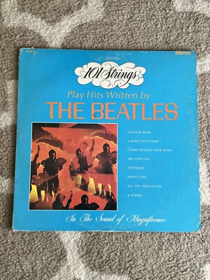 101 Strings – Play Hits Written By The Beatles (1968) Rock Pop Album LP ...