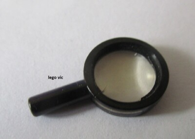 Lego 30152c03 Magnifying glass Black Loupe Noir Aventure 5900 5948 7419 ...