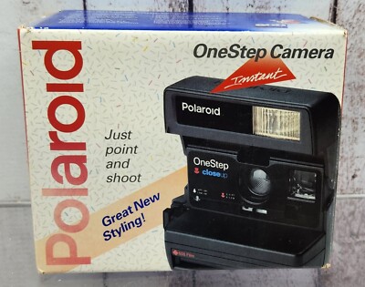 Polaroid One Step Close Up Onestep Instant Camera Automatic Flash 600 ...