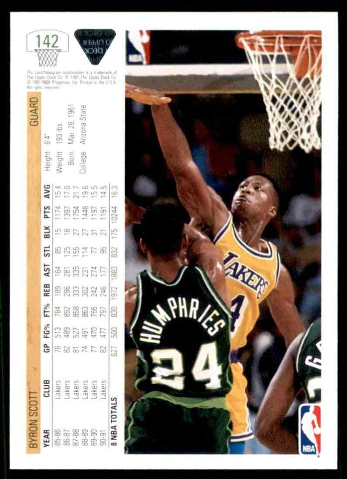 1991-92 Upper Deck Bryon Scott #142 | eBay