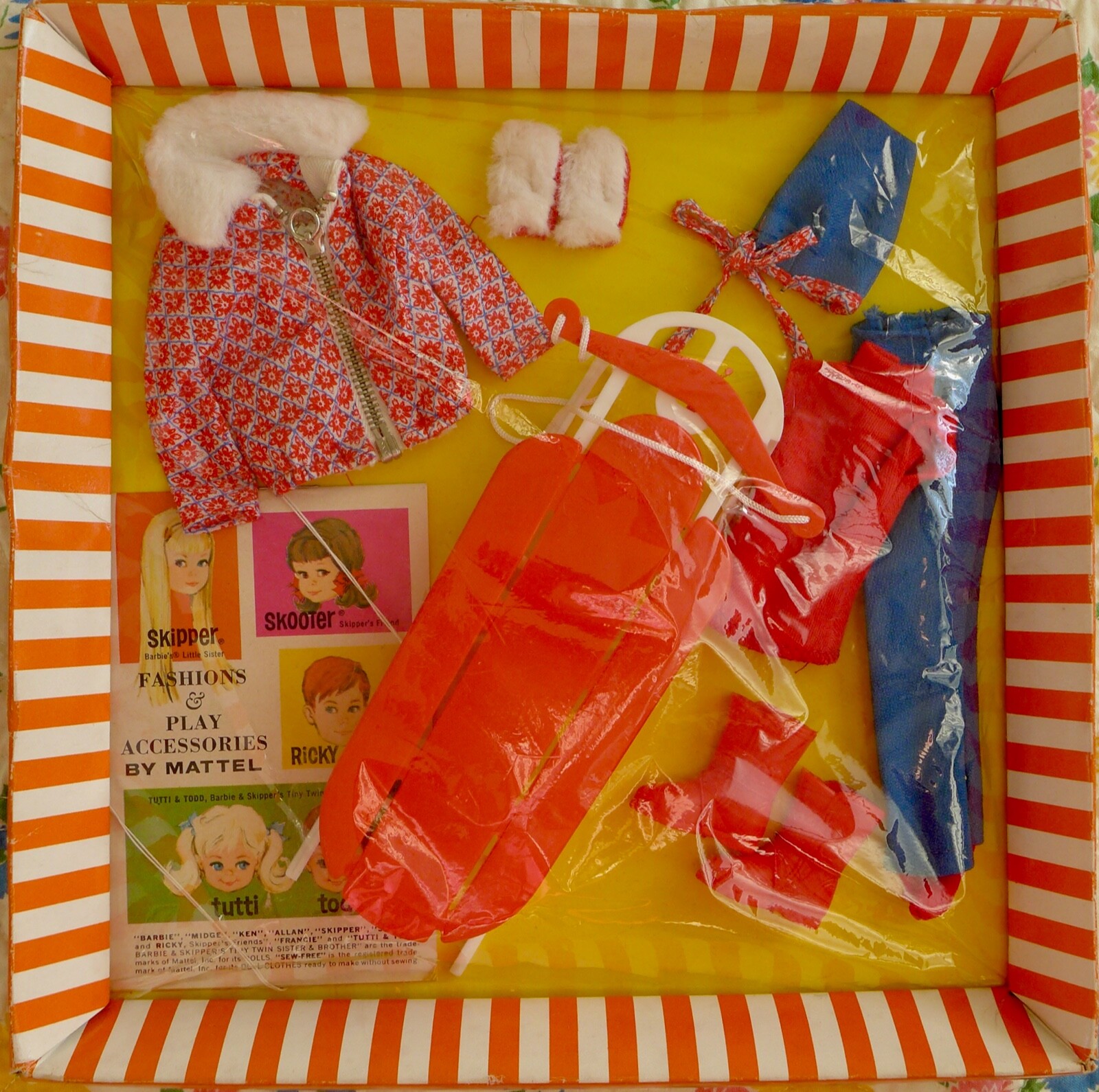 Vintage Skipper Sledding Fun #1936 NRFB MIB MOC Circa 1964 | eBay