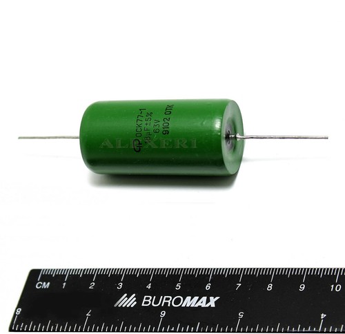 Polycarbonate Film Capacitor 18uF 63V 5% K77-1 Audio Amplifier USSR Lot ...
