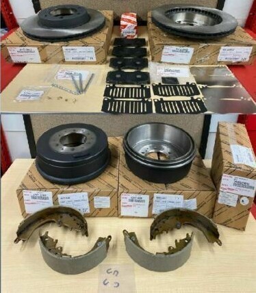 2005-2015 Toyota Tacoma 4WD Front & Rear Brakes Rotors Drums Shoes And ...