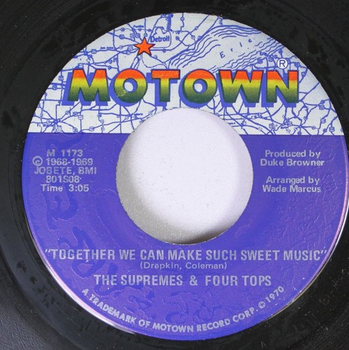 Soul 45 The Supremes & Four Tops - Together We Can Make Such Sweet ...