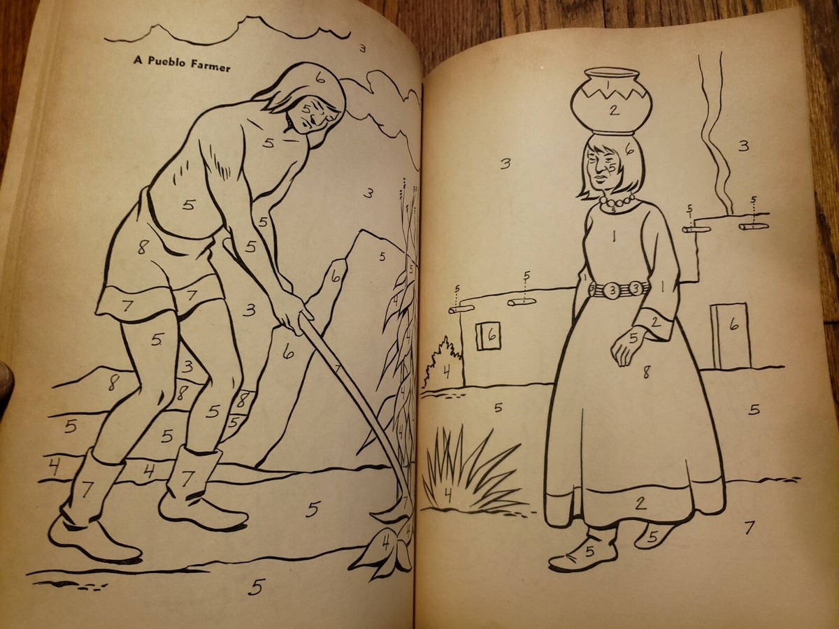 Indian Color By Number