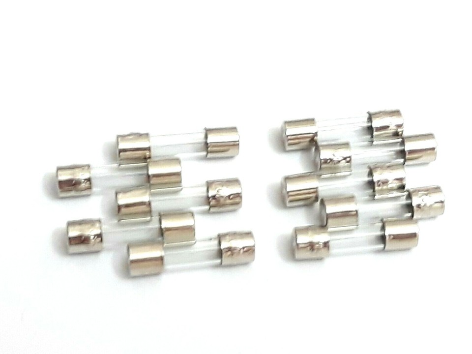 SET OF 10 NEW F0.2 AL 250V F0.2AL250V 0.2A 5MM x 20MM FUSES F0.2AL FAST ...