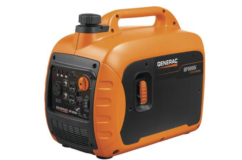 Generac 3,000-Watt Super Quiet Portable RV Ready Gas Powered Inverter ...